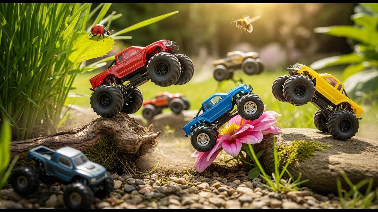 Micro RC Action: Crazy Jumps, Bugs, and Extreme Scale Off-Roading ...