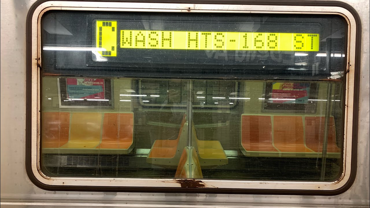 On board a 168 Street bound R46 C train from Euclid Avenue to ...