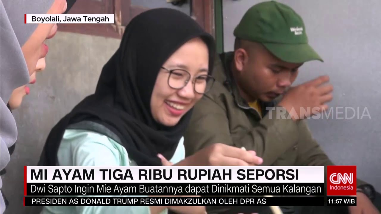 Mie Ayam Tiga Ribu Rupiah Seporsi | REDAKSI CNN INDONESIA SIANG (18/12 ...