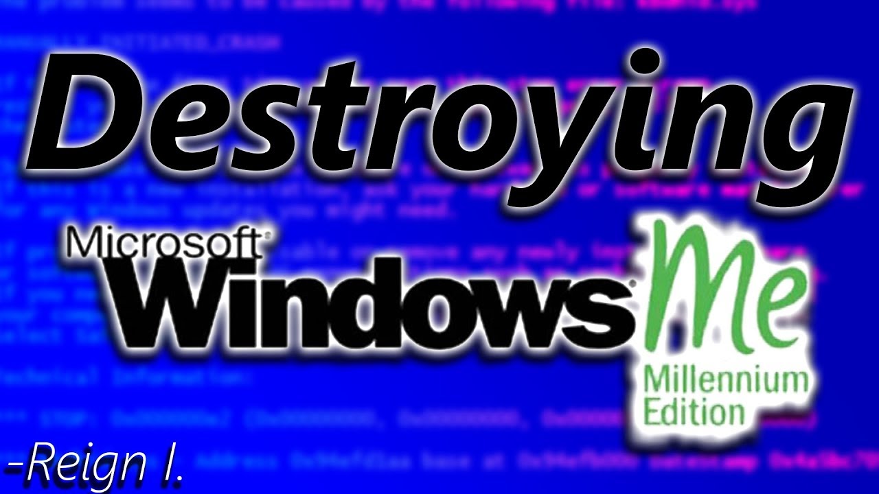 Destroying Windows ME 8000 Sub Special / 1 million view special - YouTube