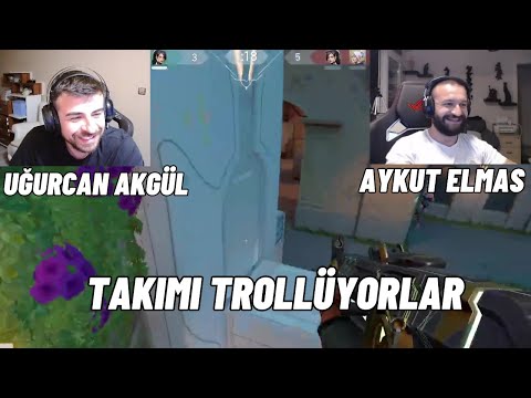 Uğurcan Akgül ile Aykut Elmas Takımı Trollüyor