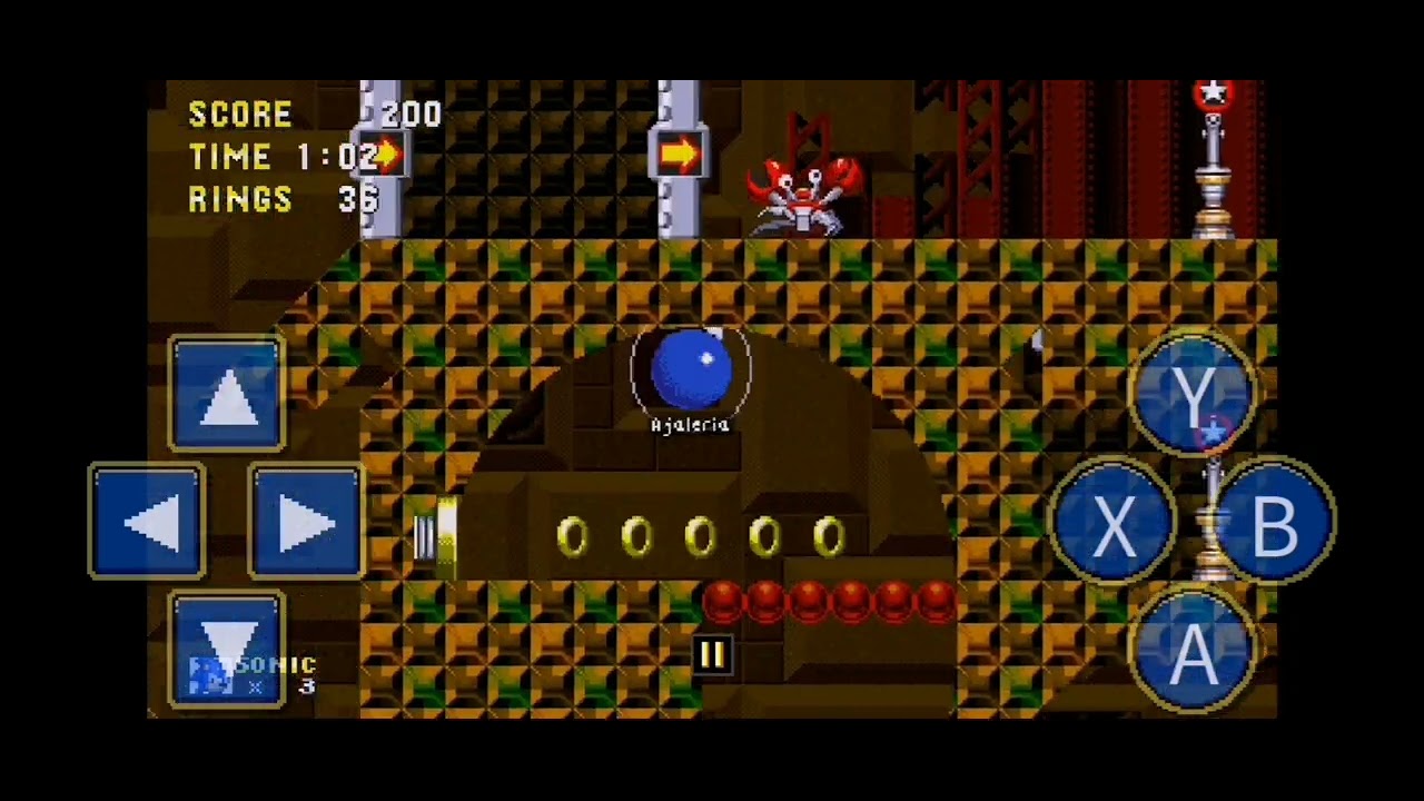 Sonic The Hedgehog: Crystal Chaos Part 2 V1 Playthrough Part 8 (Swamp ...
