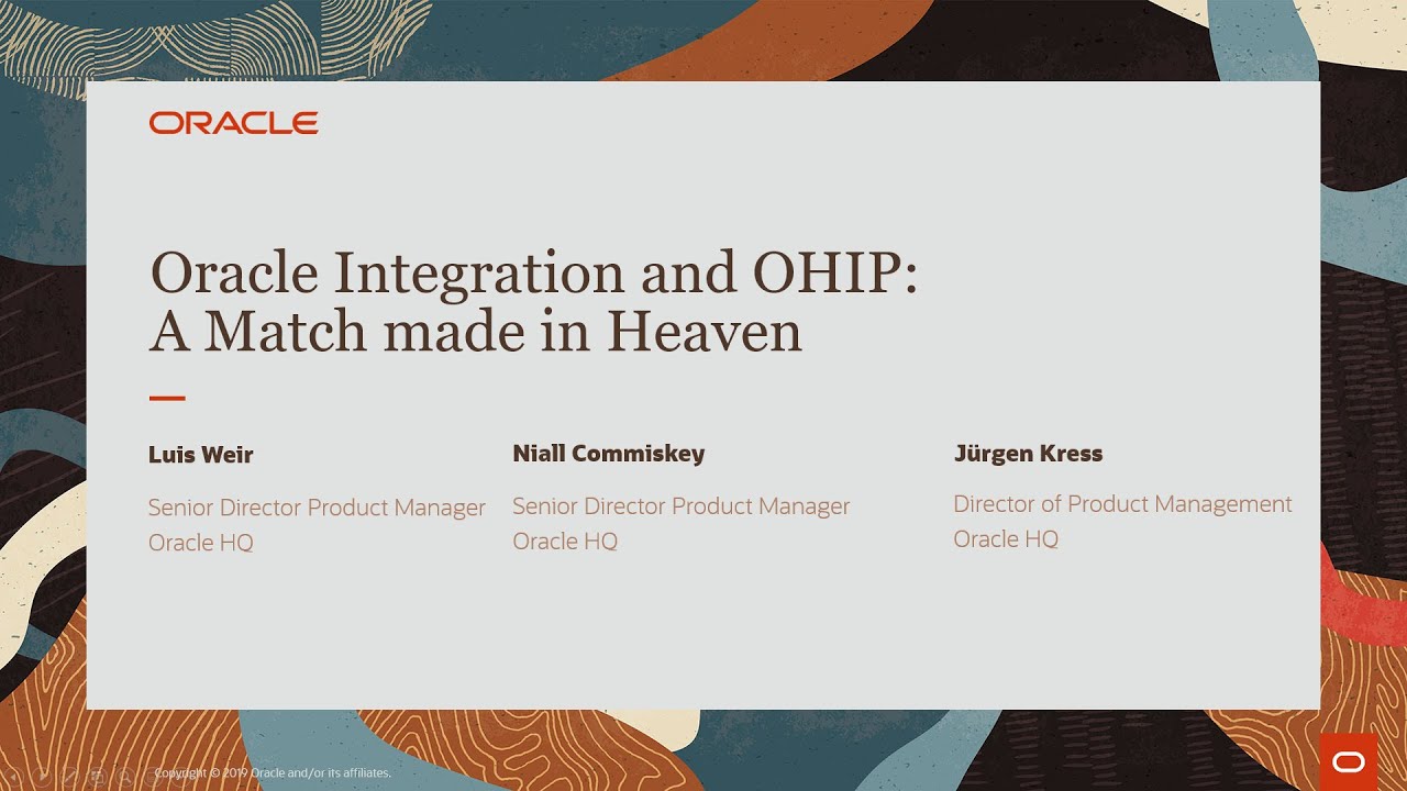 Oracle Integration Cloud and OHIP A Match Made in Heaven Partner ...