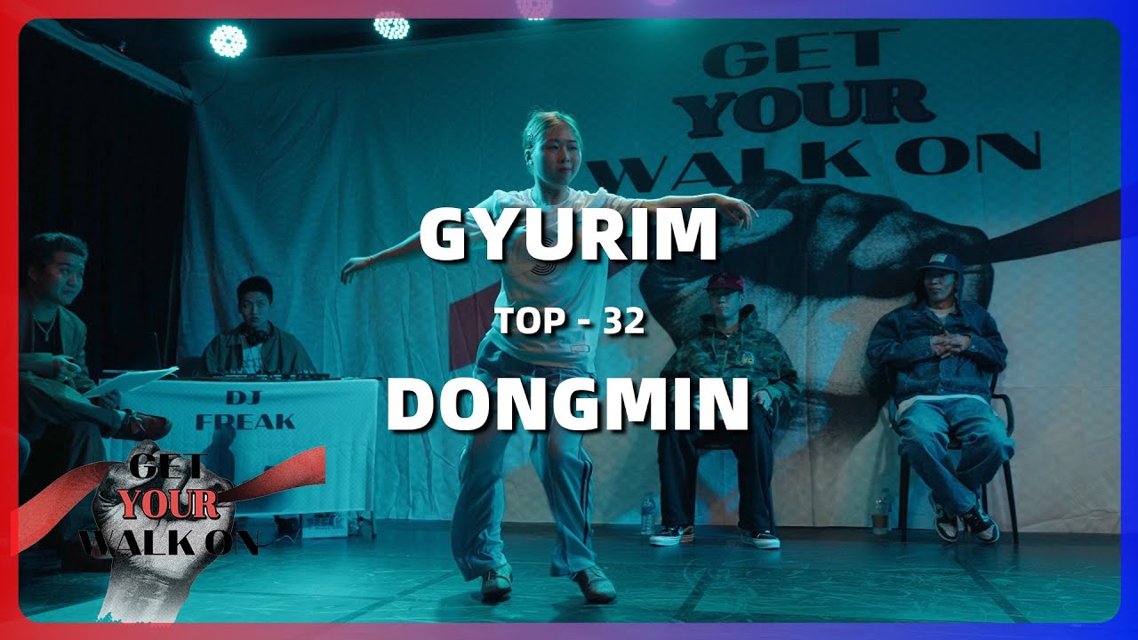 GYURIM vs DONGMIN｜TOP-32 @ GET YOUR WALK ON vol.1｜LB-PIX - YouTube