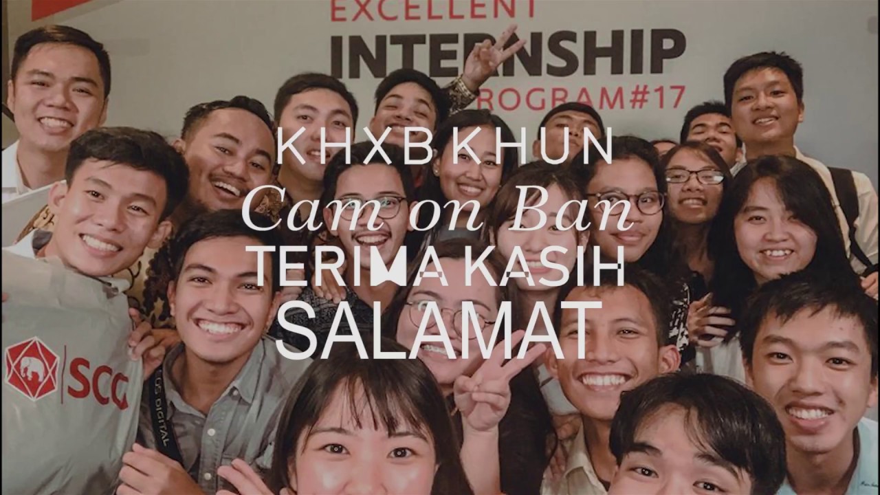 SCG Excellent Internship Program (international) 2018 THAILAND - YouTube