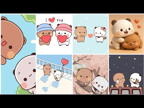 💞🧿 Cute Bubu and Dudu love couple dp image's 💜✨ || cartoon couple Bubu & Dudu dp 😍🙈 ||