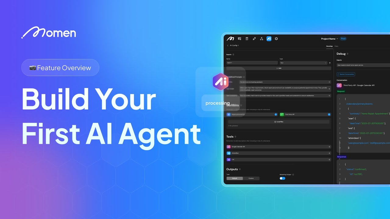 Build no-code AI agents with Momen! - YouTube