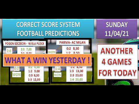 11/04/21 - CORRECT SCORE SYSTEM FOOTBALL PREDICTIONS - SOCCER TIPS ...