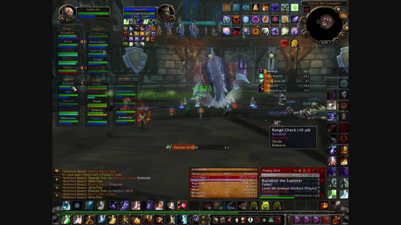 World of Warcraft - 25 Man ToC - Northrend Beasts - YouTube