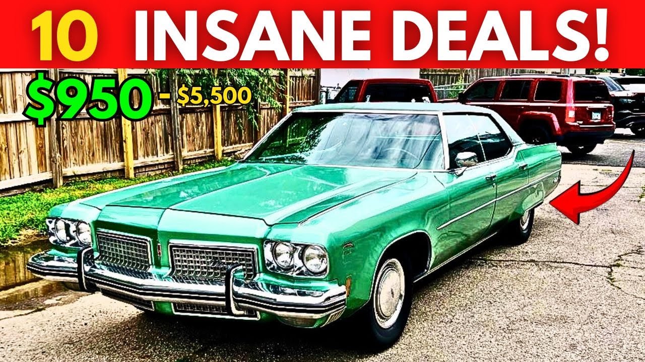 Best Deals: 10 CLASSIC CARS UNDER $5K – For Sale By Owner! - YouTube