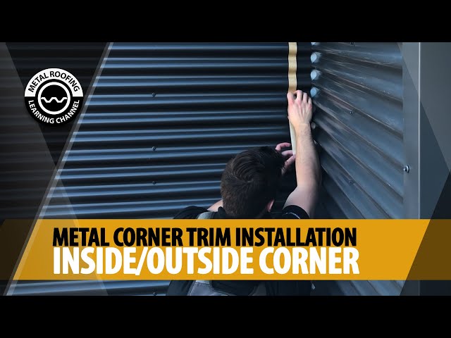 Corrugated Metal Corner Details