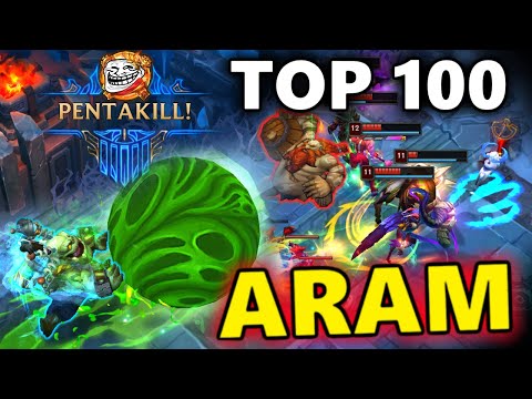 ARAM Top 100 PENTAKILL LoL Montage 2025 in League of Legends #390