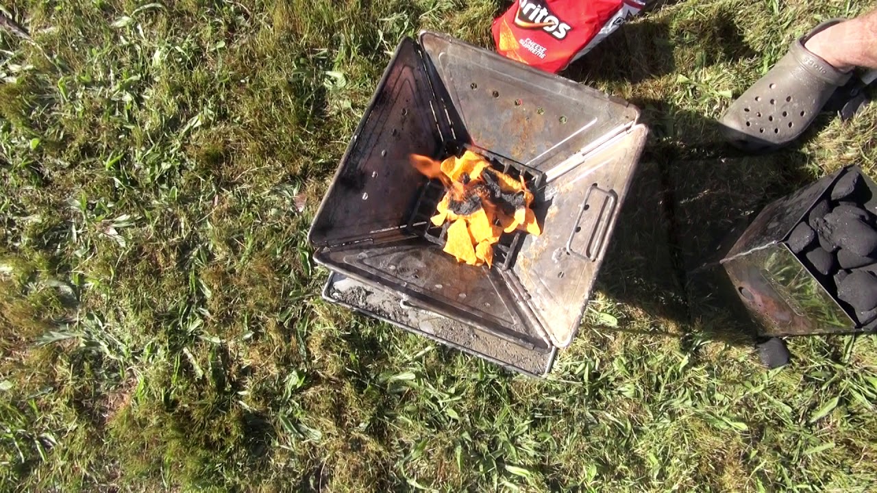 Very cool camp fire hack. - YouTube