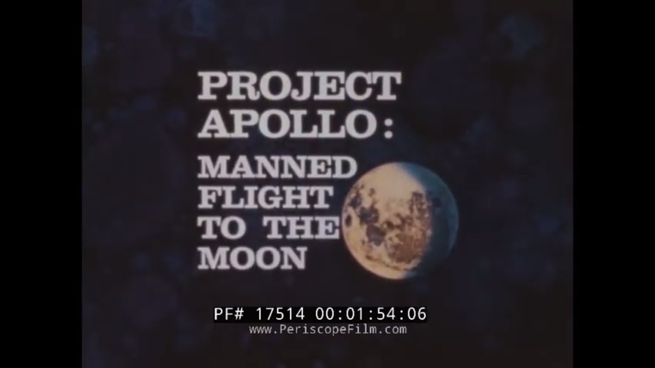 NASA PROJECT APOLLO MANNED FLIGHT TO THE MOON ANIMATED OVERVIEW OF ...