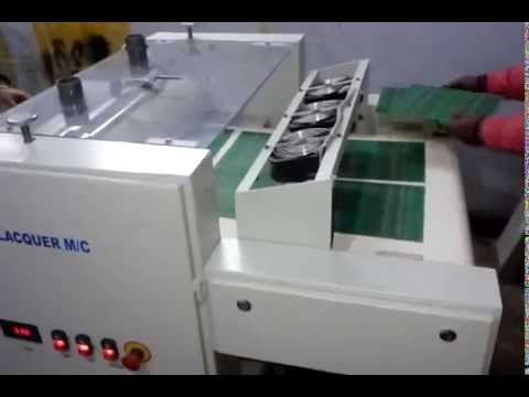 Lacquer Coating Machine used in PCB & Paper Industry - YouTube