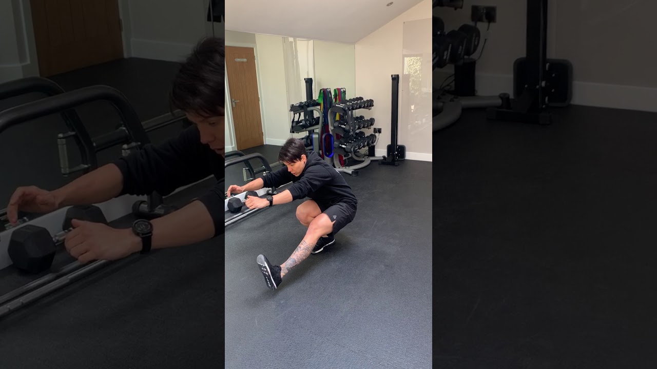 Deep squat pattern work with alternate leg lift - YouTube