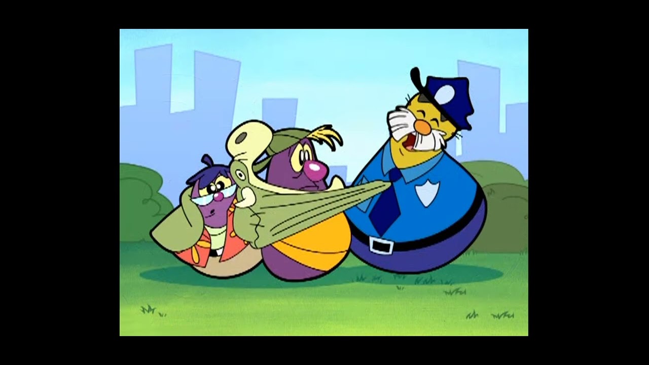 Larryboy and the Angry eyebrows Carrot mom Larryboy VS Cow Dragon Awful ...