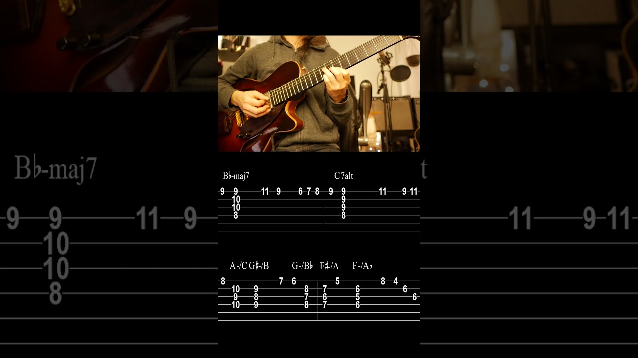 Jesse Van Ruller's Isfahan Chord Melody with Tab #shorts - YouTube