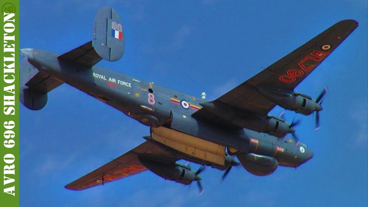Avro 696 Shackleton - aircraft - HD - YouTube
