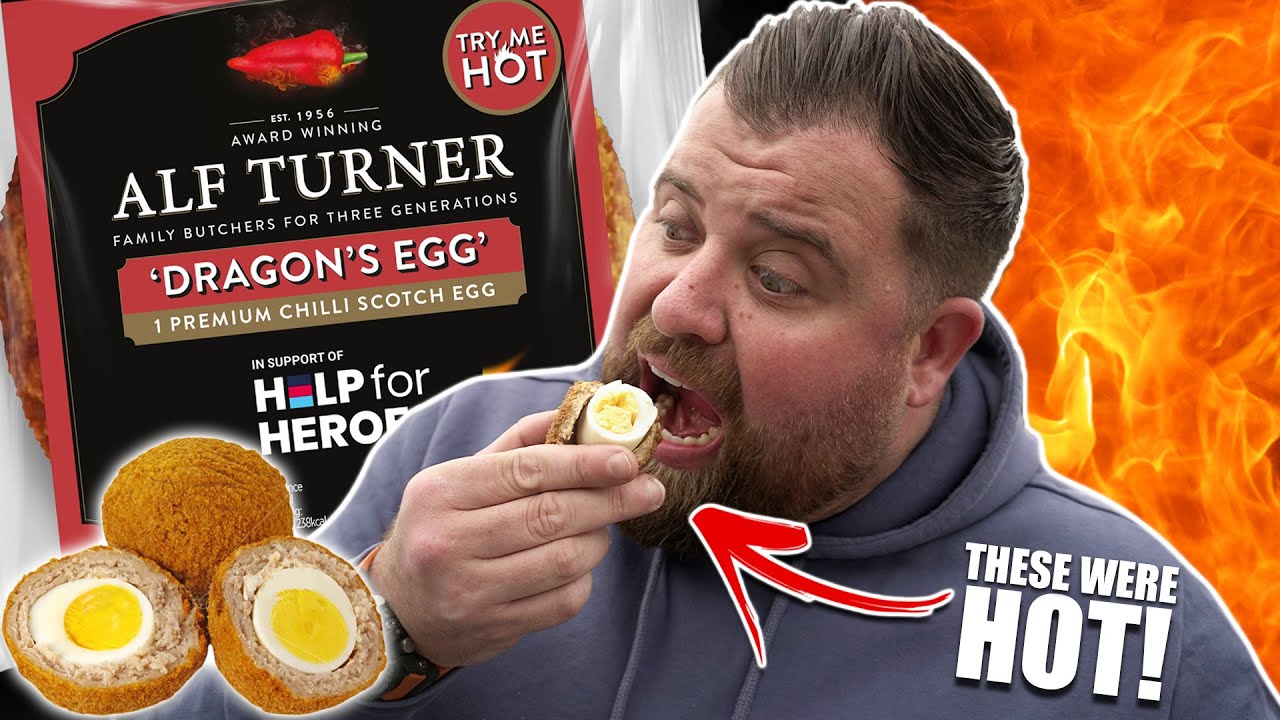We Try The Infamous Alf Turner Dragon Egg - This Was HOT | Food Review ...