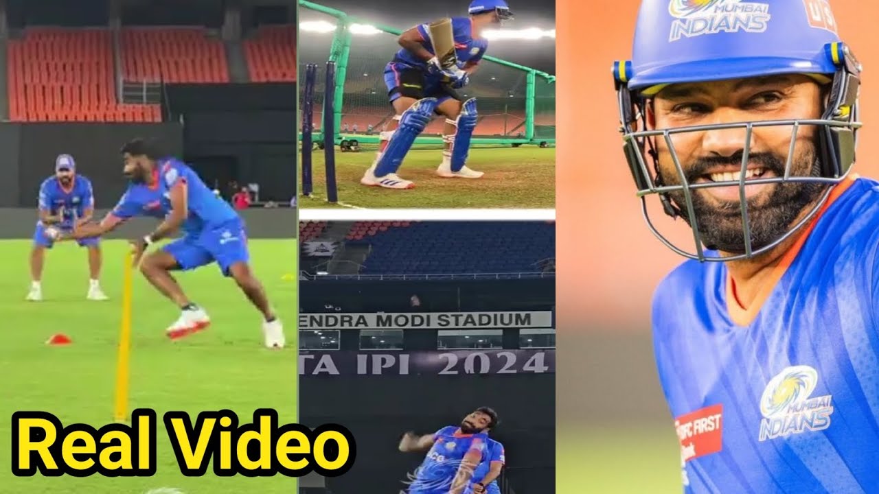 Mumbai Indians Today Practice Match | first match se pahle Mumbai ...