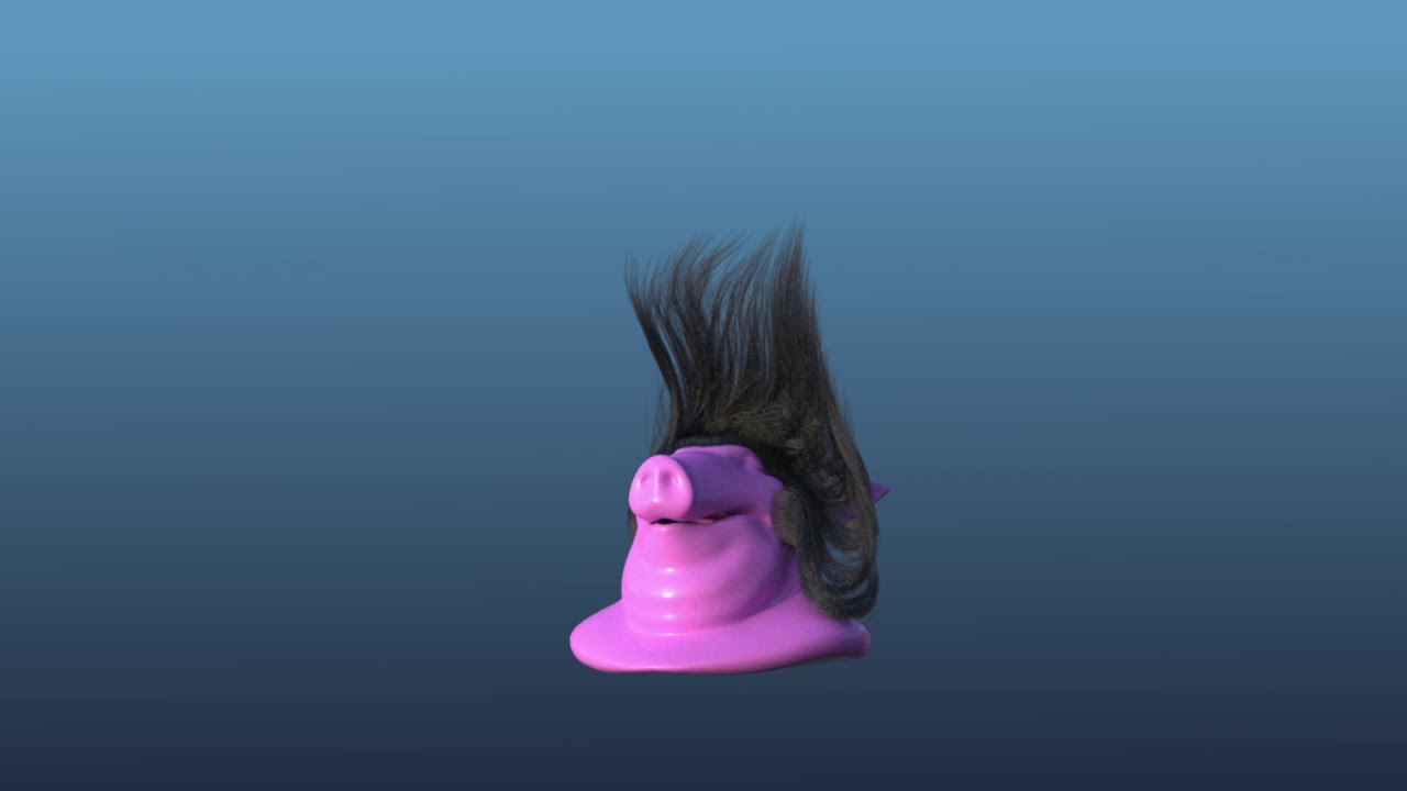 Houdini Test: Underwater hair simulation - YouTube