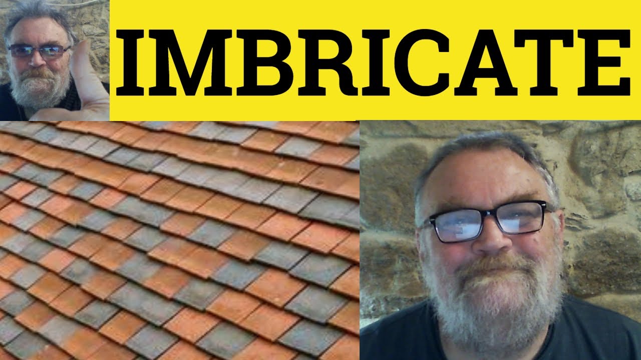 🔵 Imbricate Meaning - Imbricated Definition - Imbricate Examples ...