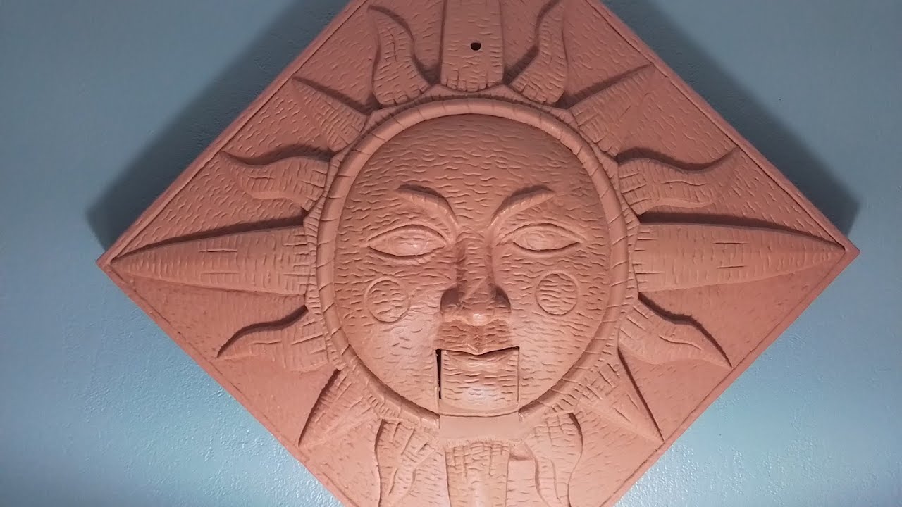 Gemmy Industries 2000 Galaxy Plaques: Sun Plaque (Terracotta). - YouTube
