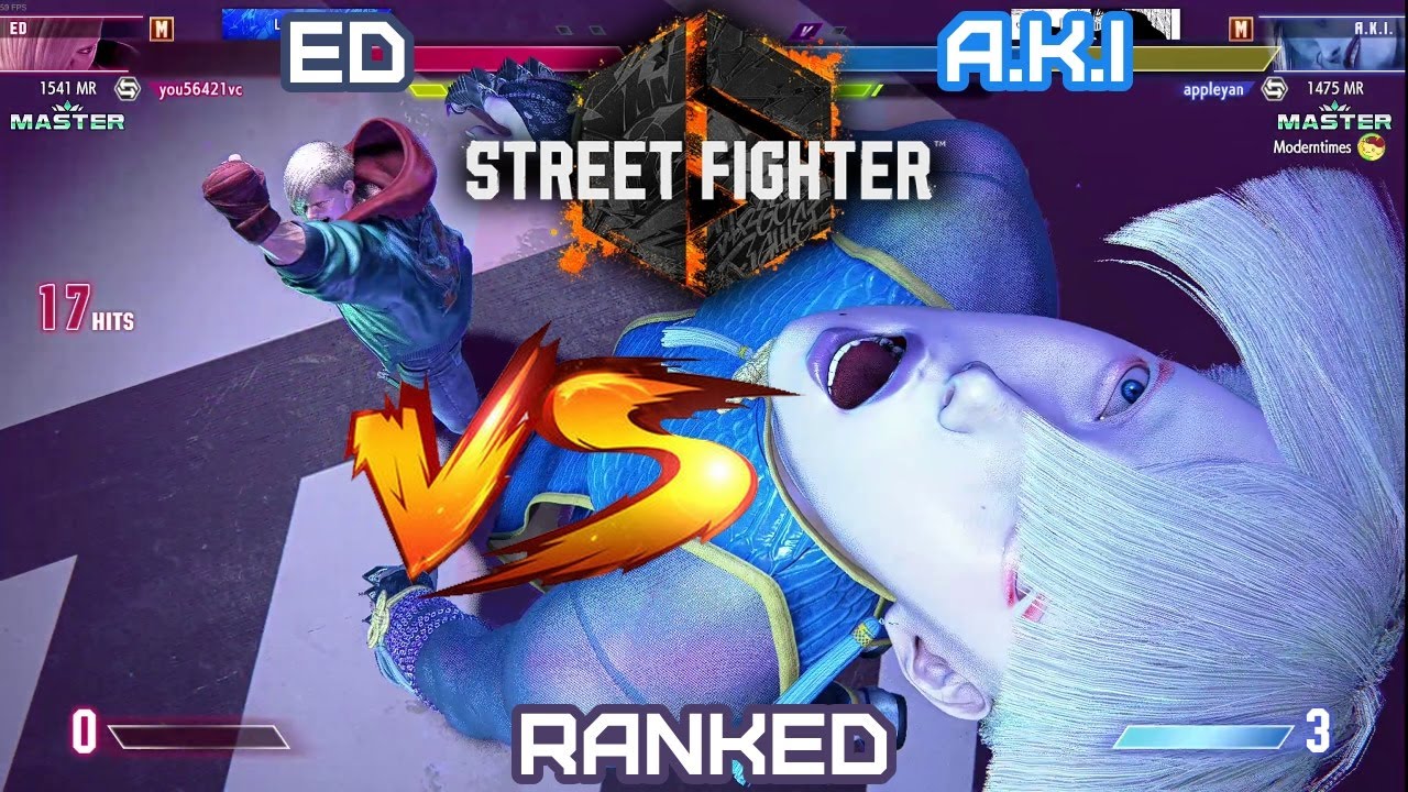 SF6 - ED VS Aki Ranked Match - Max Settings - AMD Advantage - Radeon RX ...