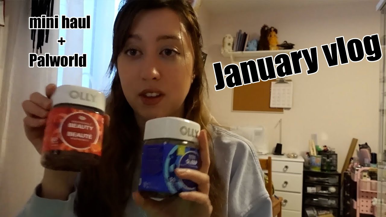 Hello January | mini haul, palworld, cupcake & trying new things - YouTube