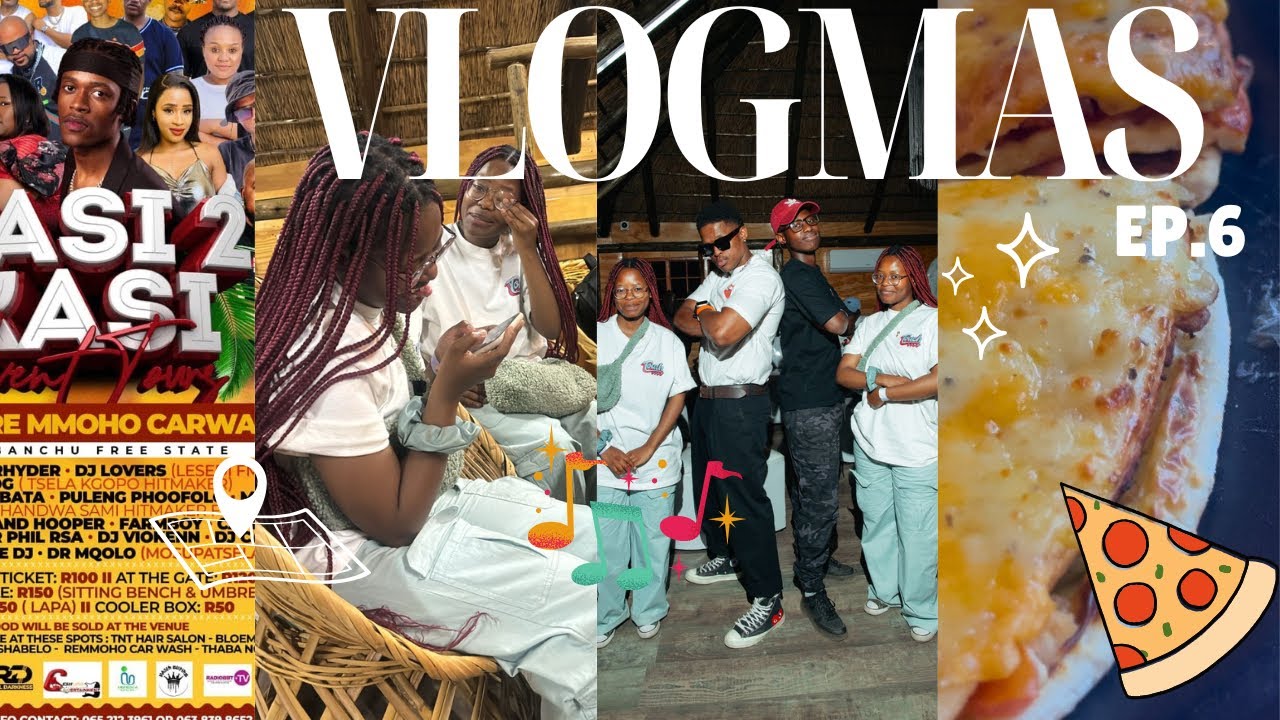 VLOGMAS EP.6: Let’s go to Thaba Nchu to see Touchline, Wave Ryder ...