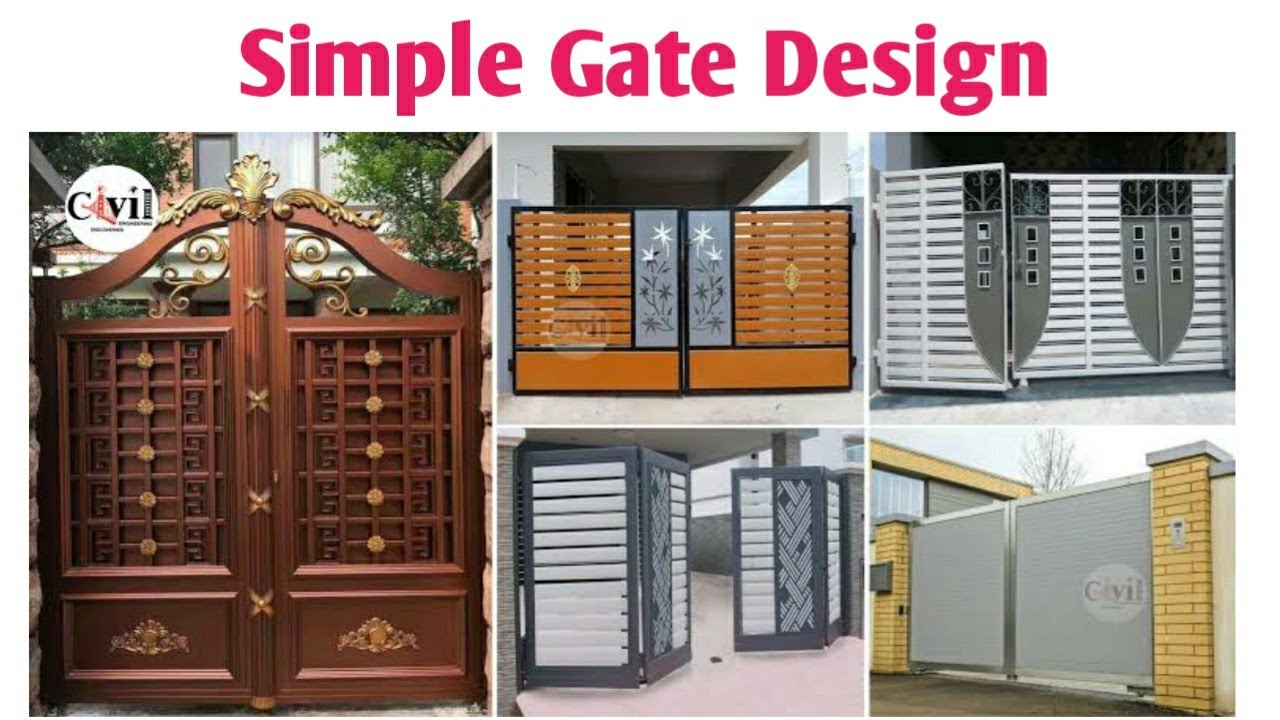 Simple design gate - YouTube