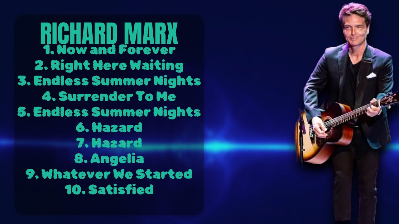 Richard Marx-Must-have hits roundup roundup for 2024-Prime Tracks ...