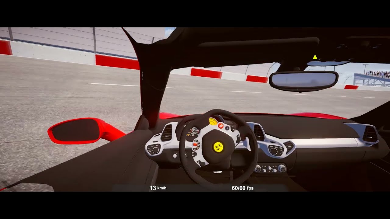 Proton "Car Driving" Simulator: sports car test on racing tracks - YouTube