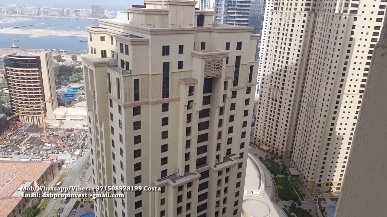 Fully Furnished 2 bedroom apartment in Dubai JBR Sadaf 7 Jumeirah Beach ...