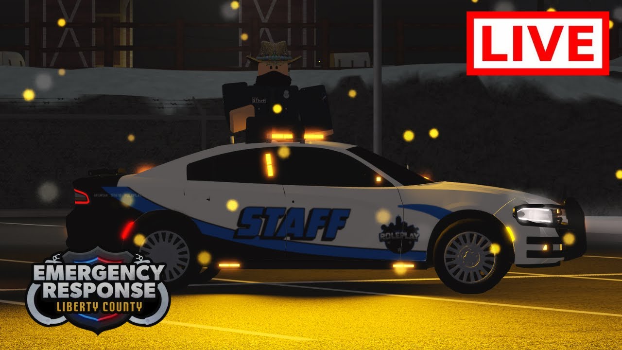 🔴 ERLC Live! Live as staff in Georgia State Roleplay! - YouTube