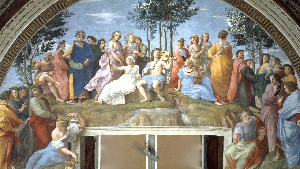 Li, WC 2, The Parnassus by Raphael - YouTube