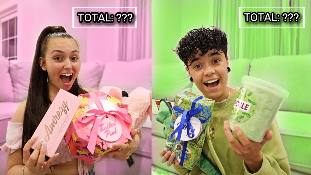 WHO CAN SPEND THE MOST MONEY IN THEIR COLOR!! *SHOPPING CHALLENGE ...