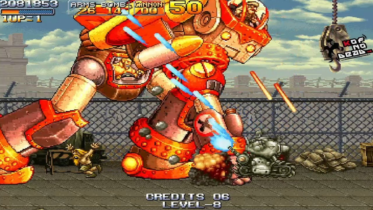 Metal slug sb Fanthology Level 8 perfect Jupiter King - YouTube