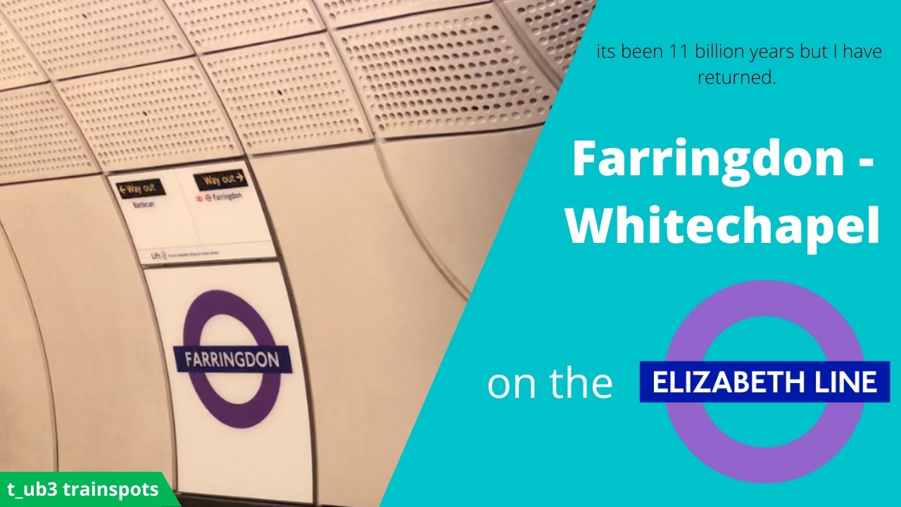 [4K] Farringdon - Whitechapel + full length walkthrough of Class 345 ...