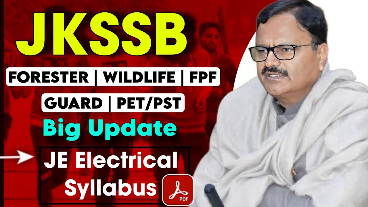 JKSSB Forester Recruitment 2025 | Wildlife Guard | FPF Update | JKSSB ...