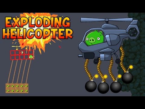 EXPLODING HELICOPTER! - Bad Piggies Inventions - YouTube