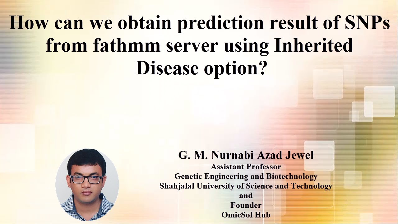 5.2.3. Obtaining prediction result of SNPs from fathmm server using ...
