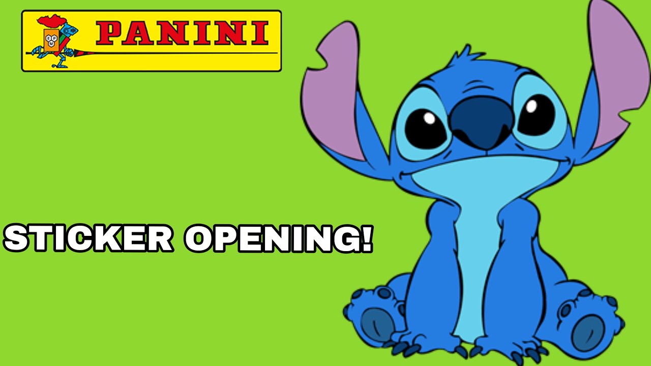 Unboxing The Stitch Panini Stickers Starter Pack + Full Booster Box ...