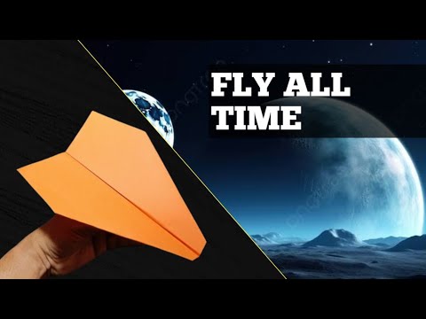 How to fold a paper plane - World Record new Fly far - YouTube
