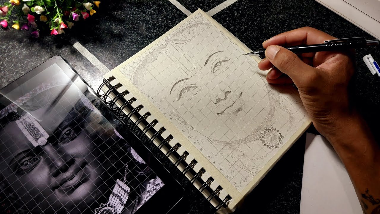 How to Draw Ram Lala || Outline Tutorial || Ram Lala || Santush Arts ...