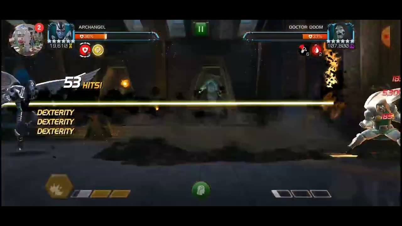 MCOC - Grandmaster's Gauntlet - |Archangel vs Doctor Doom | Solo Fight ...