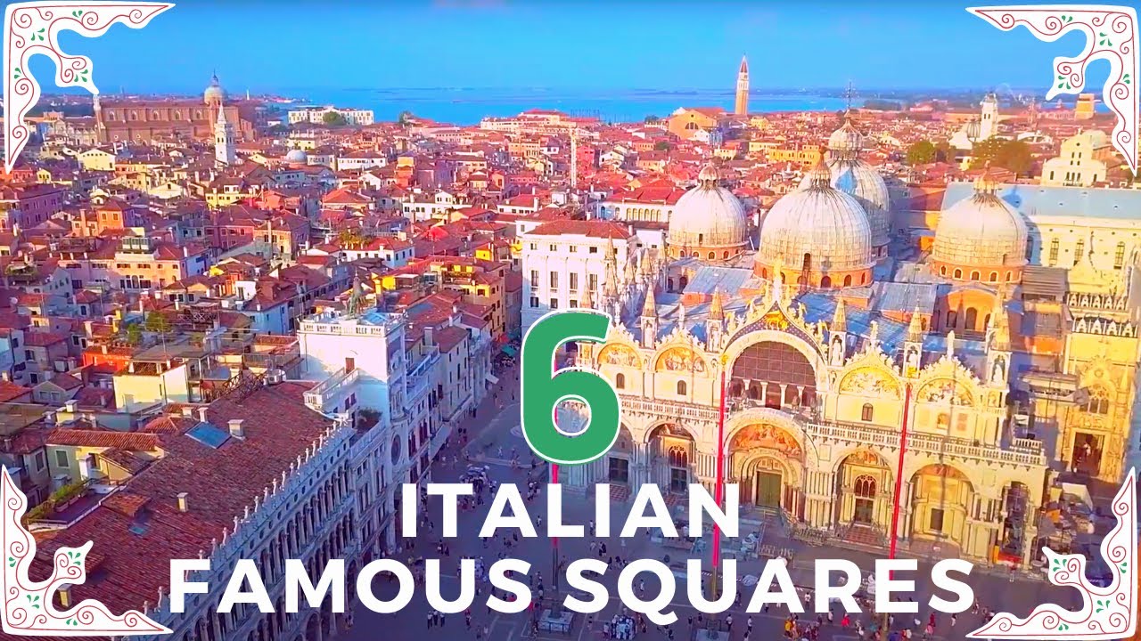 Top 6 italian famous squares (save the list) 👉 - YouTube