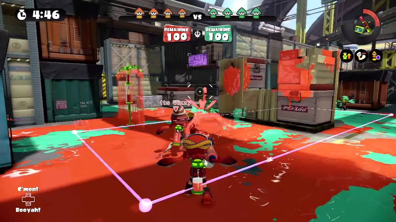 Splatoon - Online Ranked Splat Zones 2 - YouTube