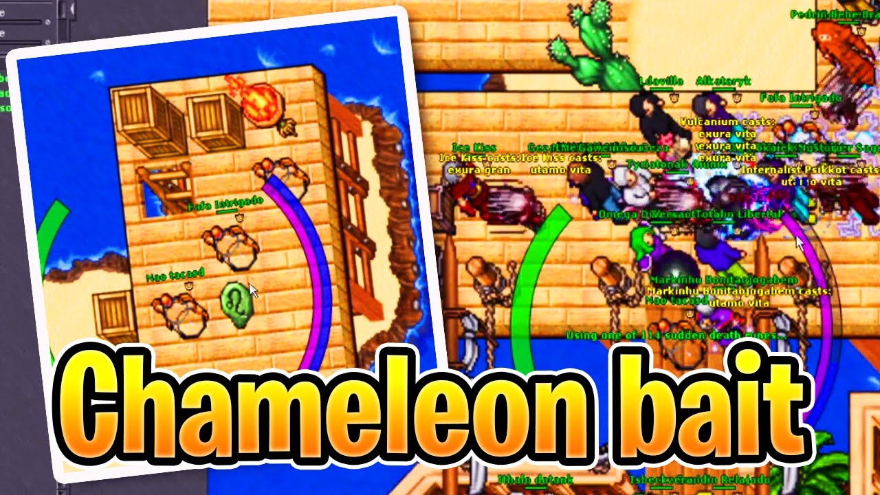 Chameleon rune bait sempre funciona - Tibia #GameLab - YouTube